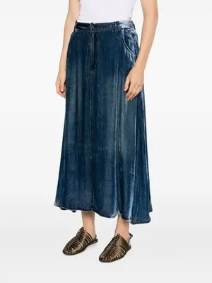 PIERRE-LOUIS MASCIA Printed Long Skirt By