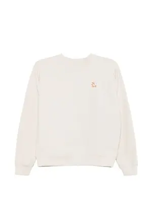 Maison Kitsuné Chillax Fox Cotton Sweatshirt - Beige