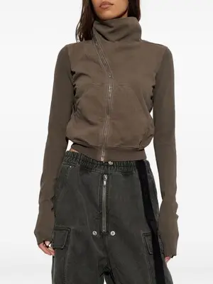 Rick Owens Cotton High-neck Sweatshirt