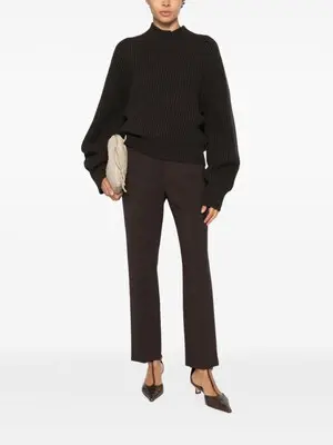 Max Mara Wool Trousers - Brown