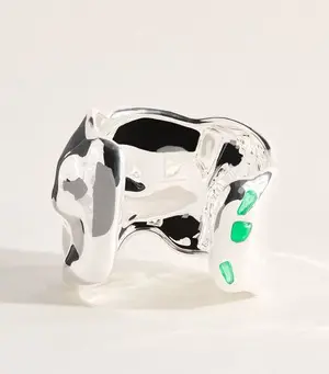 Completedworks Plated Cobblestones Cuff Bracelet