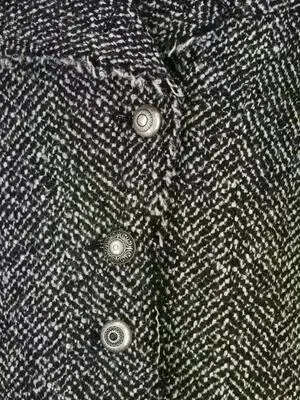 Seafarer Herringbone-pattern Frayed Jacket