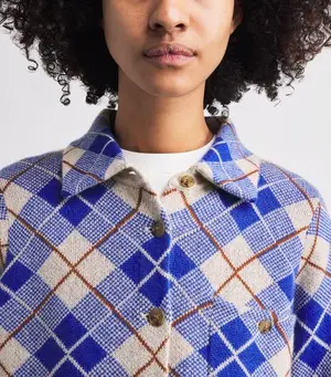 Guest In Residence Cashmere Plaid Dylan Shirt
