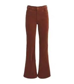 MOTHER Corduroy The Doozy Flared Trousers