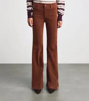 MOTHER Corduroy The Doozy Flared Trousers