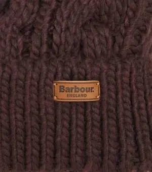 Barbour Cable-knit Penshaw Beanie - Brown