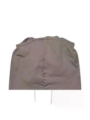 Rick Owens Cropped Drawstring Hoodie