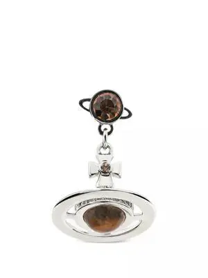 VIVIENNE WESTWOOD Petite Orb Drop Earrings - Silver