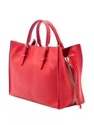 Balenciaga 2018 Mini Leather Papier A6 Zip Around Satchel
