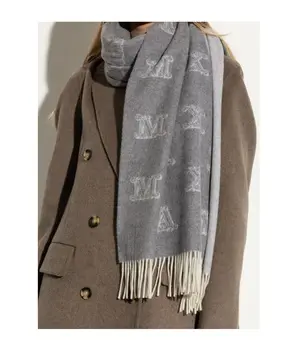 Max Mara Monogram Logo-pattern Scarf