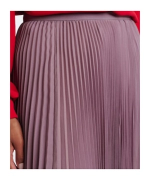 Valentino Garavani Asymmetric Plissé Georgette Midi Skirt