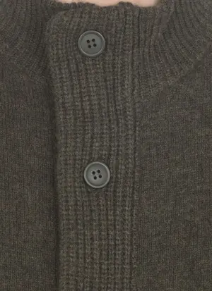 Barbour High-neck Button-up Cardigan