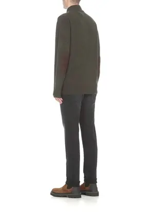 Barbour High-neck Button-up Cardigan