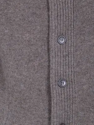 Barbour Stand Collar Cardigan - Brown
