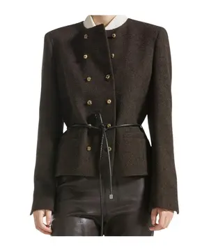 Seventy Wool Blend Jacket With Belt