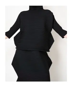 Issey Miyake Zig Zag Knit Shirt