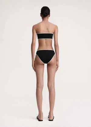 TOTEME Striped-edge Bikini Bottoms