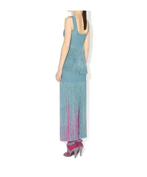 Alaïa Fringed Tube Skirt