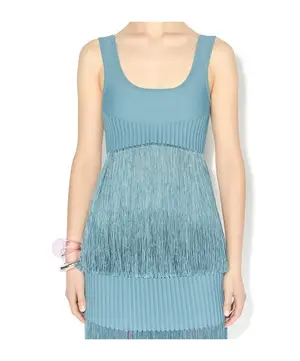 Alaïa Fringed Tube Skirt