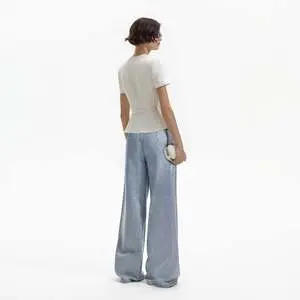 SELF-PORTRAIT U-neck Bouclé Top