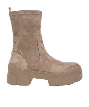 VIC MATIE Round-toe Ankle Boots
