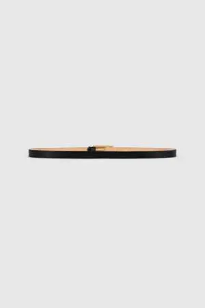 Victoria Beckham Dorian Pin-buckle Belt 15mm Micro Shiny Calf Leather