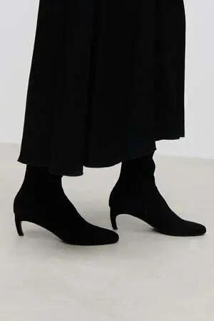 Victoria Beckham Harlow Mid Boot 55 Stretch Suede