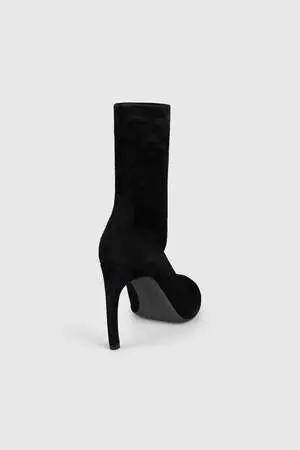 Victoria Beckham Harlow Mid Boot 100 Stretch Suede