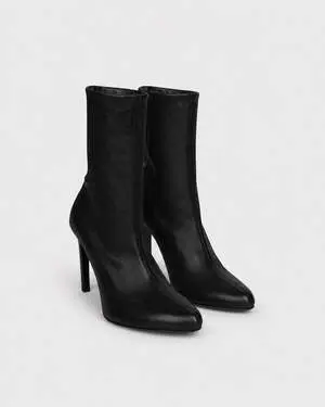 Victoria Beckham Harlow Mid Boot 100 Stretch Nappa Leather