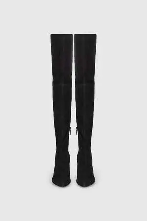 Victoria Beckham Harlow Thigh-high Boot 100 Stretch Suede