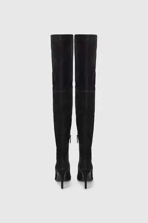 Victoria Beckham Harlow Thigh-high Boot 100 Stretch Suede