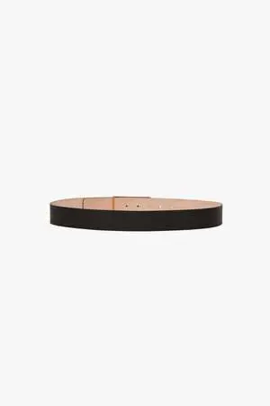 Victoria Beckham Dorian Frame Belt Jumbo 40mm Grainy Calf Leather - Black