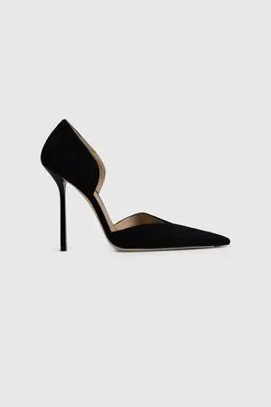 Victoria Beckham Angle D'orsay Pump 115 Suede