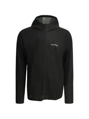 MONTBELL Logo-print Zip-up Bomber Jacket - Black