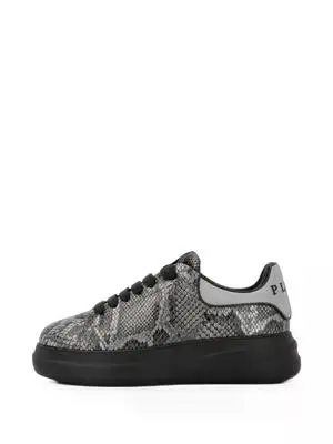 Philipp Plein Low Top Sneakers Roccia Python Print