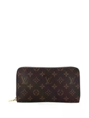 LOUIS VUITTON Zippy Organizer Monogram Canvas Small Wallets - Brown