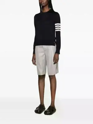 Thom Browne 4-bar Merino Wool Sweater - Blue