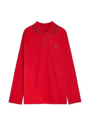 VIVIENNE WESTWOOD Cotton Long-sleeve Polo Shirt