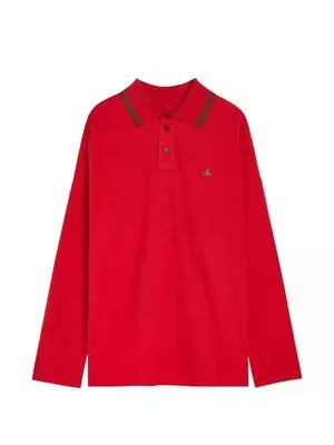 VIVIENNE WESTWOOD Cotton Long-sleeve Polo Shirt