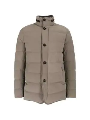 MOORER Nolde-kn Quilted Coat - Grey