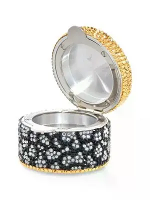 Judith Leiber Mini World's Best Caviar Crystal-embellished Box
