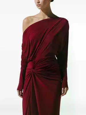BAOBAB Onda Knot-detail Maxi Dress - Red