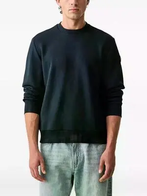 COLMAR Logo-patch Crew-neck Sweatshirt - Blue