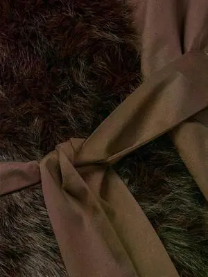 ROTATE BY BIRGER CHRISTENSEN Faux-fur Collar Jacket