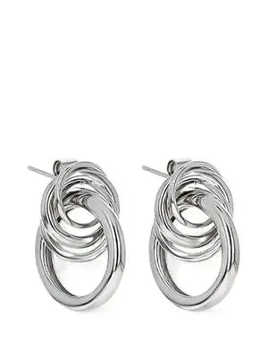 JUSTINE CLENQUET Xl Cara Interlocking Earrings