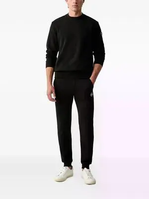 COLMAR Logo-patch Crew-neck Sweatshirt - Black