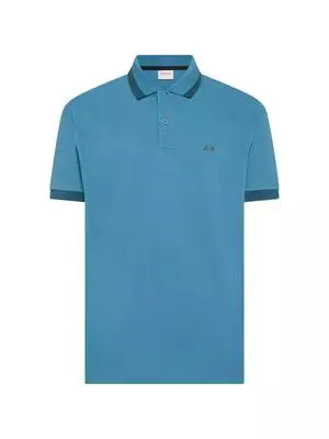 SUN 68 Logo-embroidered Piqué Polo Shirt