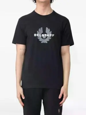 Belstaff Logo-print Cotton T-shirt - Black