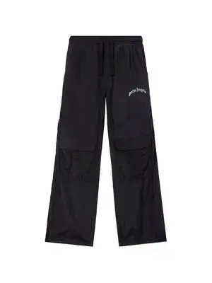 Palm Angels Logo-print Track Pants - Black