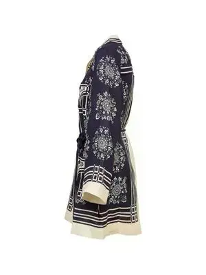 ALEMAIS Banderra Graphic-print Mini Dress